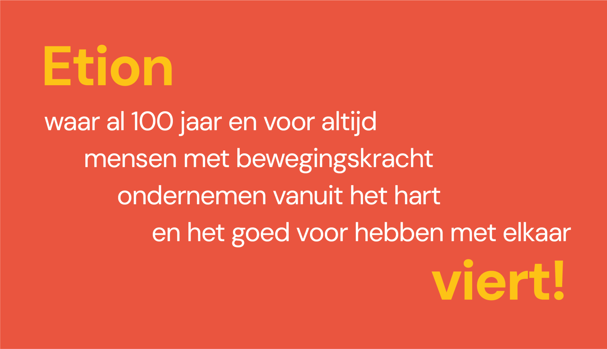 Festival – Eeuwig Etion